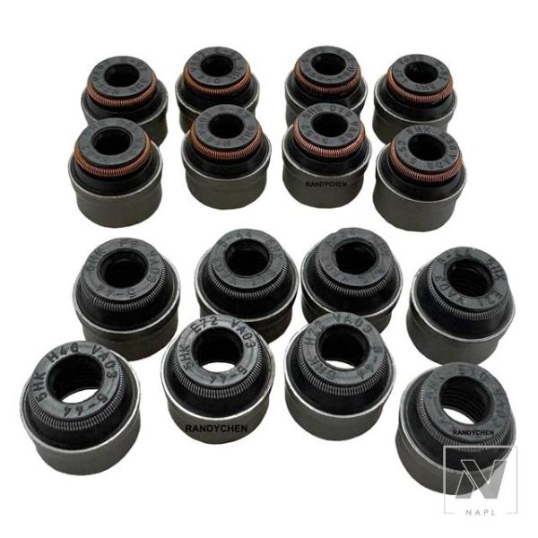 ゴルフ VW 16PCSバルブステムオイルシール 5mm ポロ5 ジェッタ6 パサート ティグアン2 シュコダ オクタビア3 A7 04E109675A■仕様 【爆買】高懸念化学物質:なし素材:OEMモデル番号:04E 109 675 Aブ...