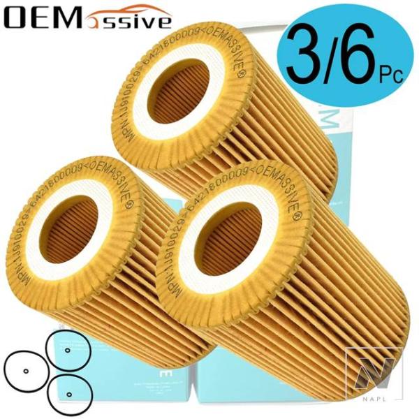 メルセデス 3/6X カーオイルフィルター Sクラス W221 S 320 CDI 4マチック 2005-2013 OM642.930/932 2987CC 3.0L サルーンアクセサリー■仕様 【爆買】高懸念化学物質:なしメーカー部品番号...