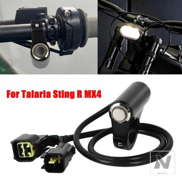 プラグ＆プレイ ブルー LED ライト ヘッドライト スイッチ TALARIA STING R MX4 電動オフロードバイク ヘッドライト ランプ プラグ バッテリー■仕様 【爆買】ブランド名:APPAPA原産国:中国本土タイプ:ブルーLE...