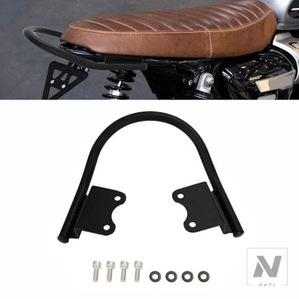 ストリートツイン900 16-22スピードツイン1200 19-22ストリートスクランブラー900 17-23助手席リアソロシート キャリアサポートシェルフ■仕様 【爆買】高懸念化学物質:なしモデル:リアアームレストラゲッジラックブランド名...