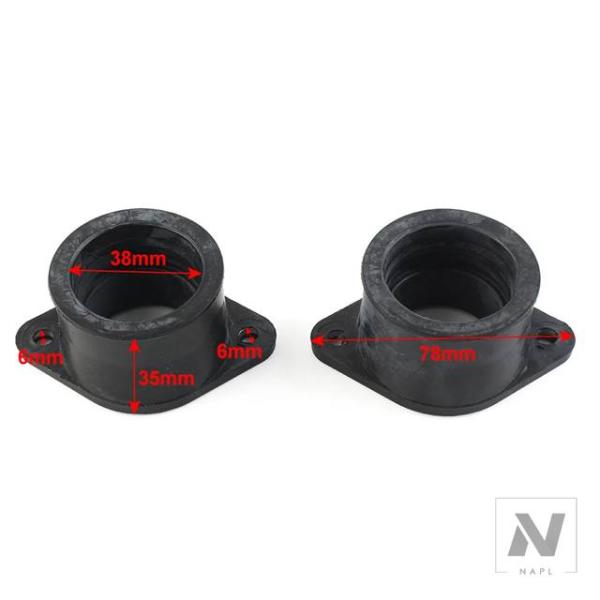 カワサキ バイク インテークマニホールドブーツジョイントインシュレーター 16065-037 KZ400 Z400 KZ Z 400 1974 1975 1976 1977 1978 ■仕様 【爆買】保護部品:その他高懸念化学物質:なしブラ...