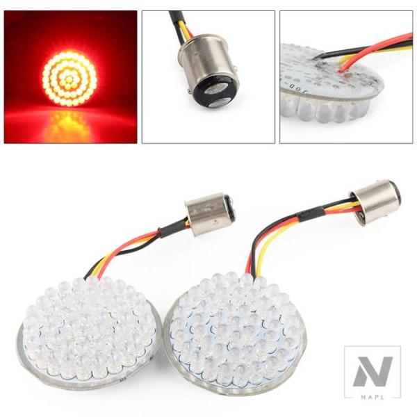 バイク ハーレーツーリング 赤色LEDリアウィンカーライト1157インサートバルブUS 2個■仕様 【爆買】電池付属:いいえ高懸念化学物質:なし原産国:中国本土タイプ:方向指示灯製品名:バイク方向指示灯インサートライトカラー:赤適合:詳細な...