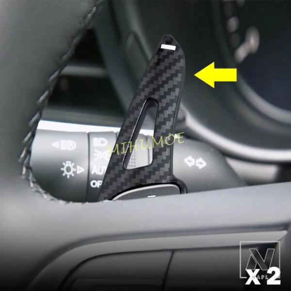 マツダ カーボン/光沢ステアリングホイールシフトパドルシフターカバーエクステンション 3 BP CX30 DM CX50VA CX60 KH CX90 KK MX30 DR ■仕様 【爆買】製品名:ニュースタイル高懸念化学物質:なし自動車メ...