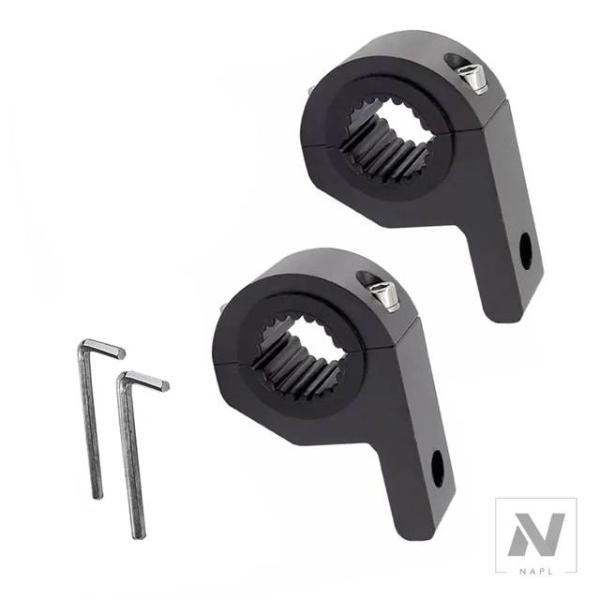 2個 オートバイLEDヘッドライトクランプブラケット ヘッドライトランプホルダーサポート オートバイ スポットライト フォグライトマウント■仕様 【爆買】懸念される化学物質:なしバイクメーカー:CHAMPION SIDECARS INDIA...