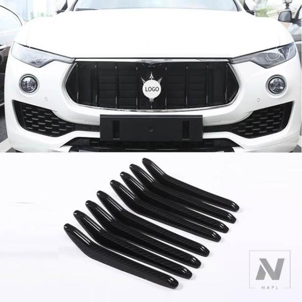 マセラティ レヴァンテ 2016-21 ABSとカーボンフロントグリルトリムカースタイリングアクセサリー■仕様 【爆買】高懸念化学物質:なし重量:143g高さ:5cm幅:12cm長さ:22cm外部試験認証:ISO9001モデル:XYL696...