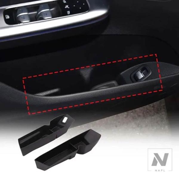 メルセデス GLCクラス X254 2023-2024 TPEブラック車ドア収納ボックスオーガナイザートレイ防水汚れ防止ゲートスロットパッド■仕様 【爆買】高懸念化学物質:なし重量:600g高さ:10cm幅:30cm長さ:40cm外部試験認...