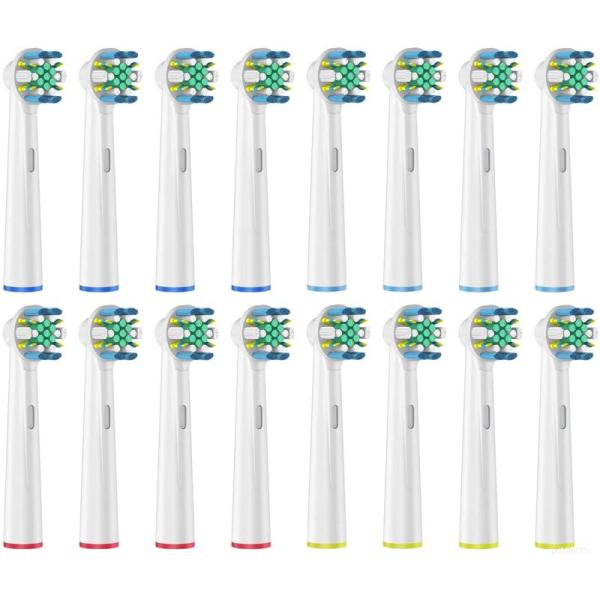 EB25 歯間ワイパ付 16本 ブラウン Oral-B互換 電動歯ブラシ替え Braun オーラルB メール便