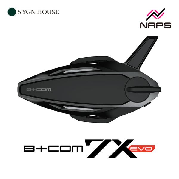 【発売日：2026年03月27日】B+COM 7X EVO シングルユニット商品番号：00083261JANコード：4541408007889キット内容・B+COM 7X EVO 本体・マグネットクレードル・ハイブリッドアームマイク・ワイヤ...
