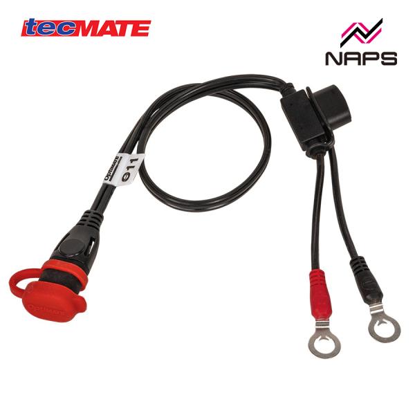 【スペック】・長さ：50cm・定格電流：10A (最大13A)・充電コネクタ：SAE→丸端子 M8/M10・15Aヒューズ付■長さ：20″/50cm■コネクタ：5/16″ (M8) / 3/8″ (M10) 対応の丸端子から SAEコネクタ...