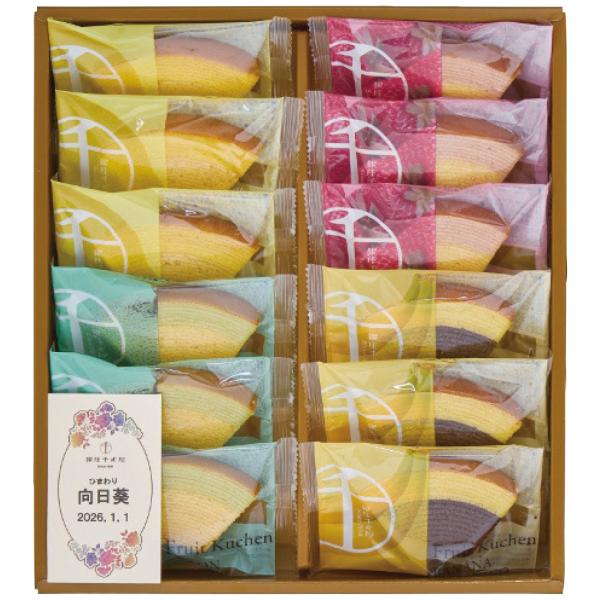 ■商品内容：銀座フルーツクーヘン(イチゴ＆ミルク・レモン＆はちみつ・メロン＆ミルク・バナナ＆チョコ各3個)［日本製］■賞味期間：製造日より常温約120日■アレルゲン【卵・乳成分・小麦・大豆・バナナ】■箱サイズ：約26×29×4.5cm・70...
