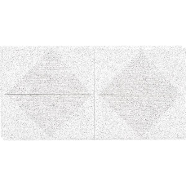 取り寄せ品のため、営業日AMでのご注文で2日から3日後の出荷となります。  納期遅れる場合は、別途ご連絡いたします。サイズ：9mm厚さ、303×606mm　　梱包・入数：ダンボールケース18枚（3.3m2）入り基材 ロックウール吸音板（9m...