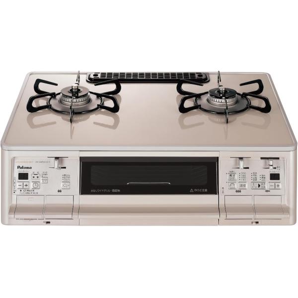 設置タイプ  据え置きガス種類 都市ガス 13A強バーナー位置 左強火力コンロ口数 2 口トッププレート材質  ハイパーガラスコート グリル種類 水無し両面焼きゴトク種類 汁受け皿なし（汁受けレス） トッププレート幅  59 cm幅x高さx...