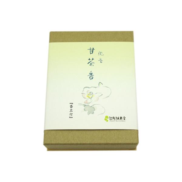 香道主原料沈香を匠にブレンドした、妙に気持ちが落ち着く香りのお線香。好物仏様のご馳走　「沈香甘茶香」『笑み浮かぶ　心が求めるこの香り』【甘茶香とは】厄・災難を洗い流すと云われる甘茶の粉末を使った、厄除け・魔除けのお香。ご先祖さまの大好物だそ...