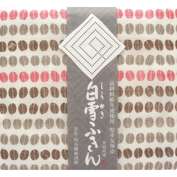 表面は柄物、裏面は真っ白の蚊帳生地のリバーシブル仕立てになっております。●優れた機能性吸水性に優れ、汚れを素早く吸い取り、さっと洗い流すだけで簡単に汚れが落ちます。しみなど付いた場合は、漂白していただいても、色落ちしにくく、長期に渡り、白さ...