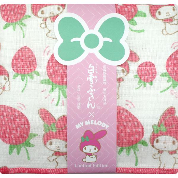 【サンリオキャラクターズと初コラボ】白雪ふきんオリジナルデザイン! 表面は美しい友禅染め、裏面は白い蚊帳生地を使用しております。 しなやかな触感は、ふきんとしてだけでなくおしぼりなど多目的にご使用頂けます。 柄物ですが塩素系漂白剤も使用可能...