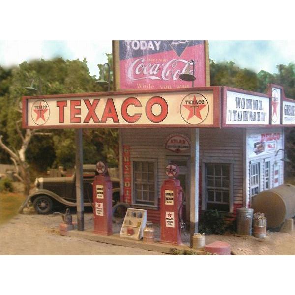 Bar Mills Scale Model Works Ho Scale 「Bud Smiley's Gas Stop」