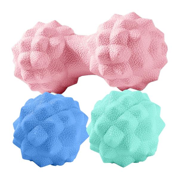 【 商 品 説 明 】 〇いつでも気軽にマッサージ 肩こり・腰痛・脚の疲れ・背中の張りなど、気になる部位に ピンポイントでアプローチできるマッサージボールです。  〇血流改善＆ストレス解消 筋膜リリースやツボ押し、ストレッチ補助としても使え...