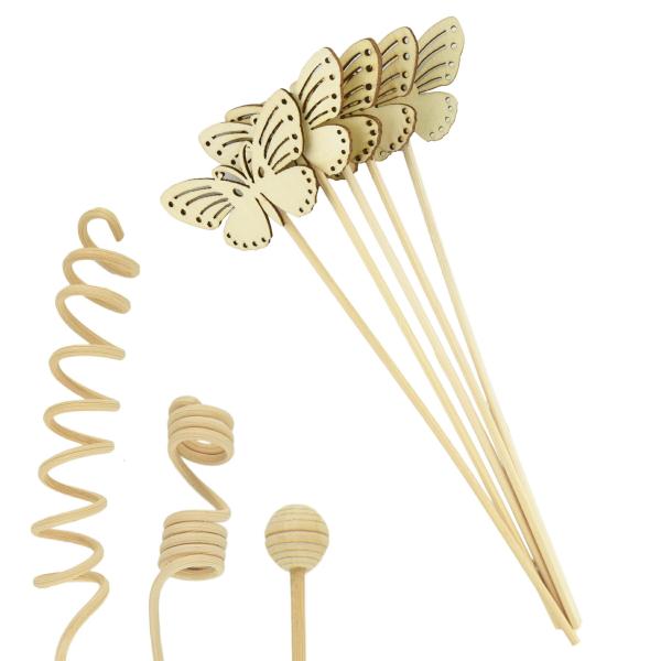 【 商 品 説 明 】 〇香りが広がりやすい スティックは細かい穴がたくさんがあり、 繊維素材より吸い上げる力が高く、香りがしっかり広がります。    【 商 品 仕 様 】 な　が　さ：まきまき (約)23cm 　　　　　：2巻き (約)...