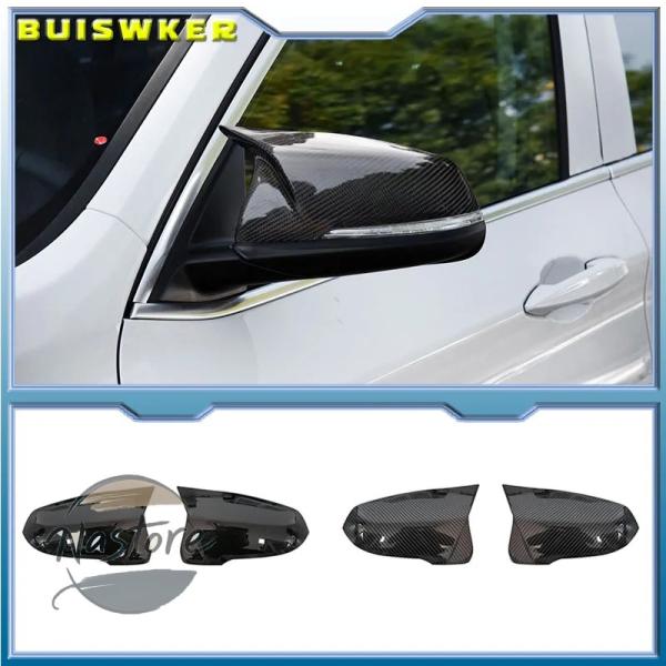 カーボンバックミラーカバー ブラック BMW F44 F40 G29 2020 F48 F49 F52 2019-2020 FOR X2 F39 トヨタ 2019-2020