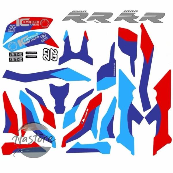 BMW S1000RR ステッカー S1000RR M1000RR バイク ボディ デカール 2019 23