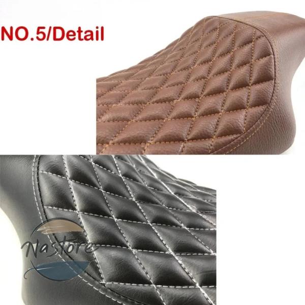 x48 ハーレー スポーツスター iron xl883 1200 forty eight 2004 2016 moto leather two up driver rear passenger seat カスタムパーツ 部品当店の商品は海外...