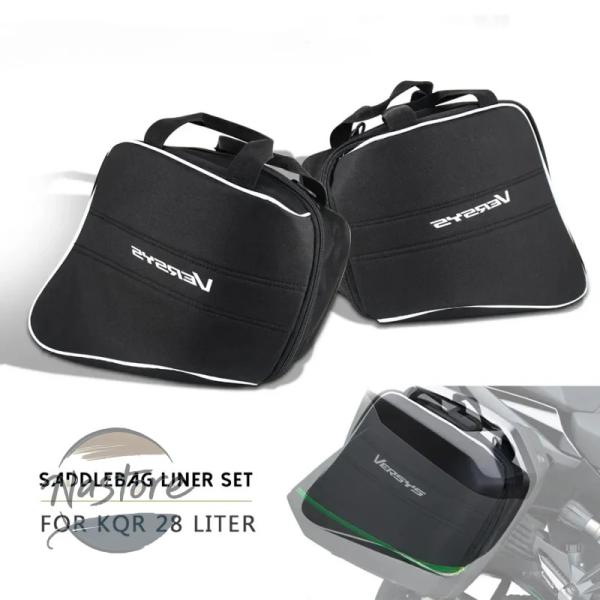 h2 カワサキ versys 1000 650 ニンジャ sx for kqr 28l hard saddlebag liner set saddle bags travel trunk bag ?luggage カスタムパーツ 部品当店の...