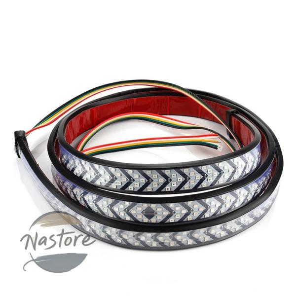 car truck led tailgate light strip turn signal lamp flowing ダイナmic warning brake reverse tail bar for pickup jeep 12-24v...