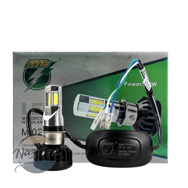RTDタイプM02E バイク LED ヘッドライト バルブ 6 COB 6500K H4 HS1 BA20D P15D H6 3500LM 35W バイク キセノン ホワイト