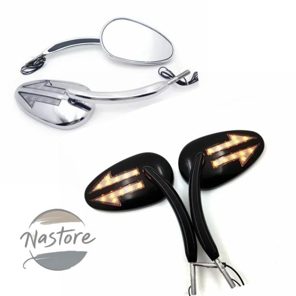 motor parts integrated arrow led turn signals mirror for ハーレー davidson fits ’ 1997 2017 ソフテイル 2015 later カスタムパーツ 部品当店の商品...
