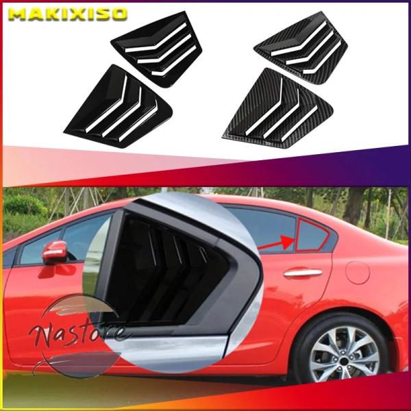 ホンダ honda カスタムパーツ カスタム civic 9th gen 2011-2015 sedan rear side window louvers air vent scoop shades カスタムパーツ 部品当店の商品は海外製品...