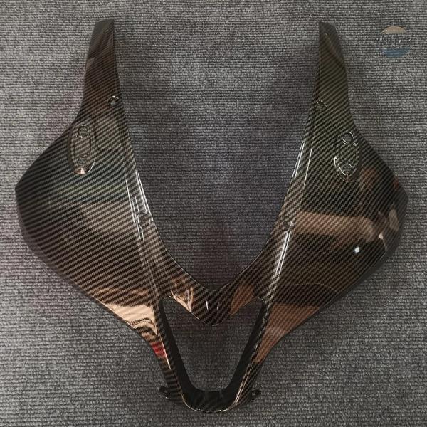 ホンダ フロント ヘッド カーボン アッパーフェアリングライトカウルノーズパネル ホンダ CBR600RR 2007 2008 2009