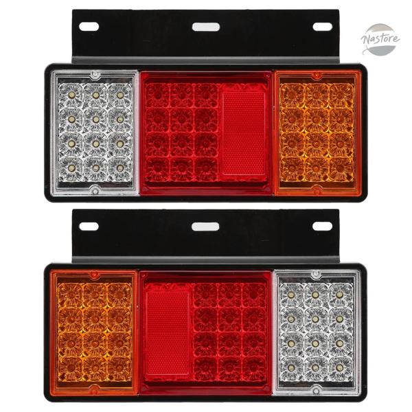 リア 交換 ペアランプ 12V 44 LED Wシリーズ ISUZU ELF トラック NPR HD NKR NHR NRR FRR