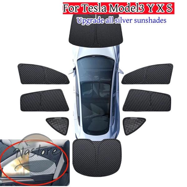 フロント リア アップグレード TESLA MODEL 3 Y S X JUNIPER サンシェード 2024 2025 &amp;