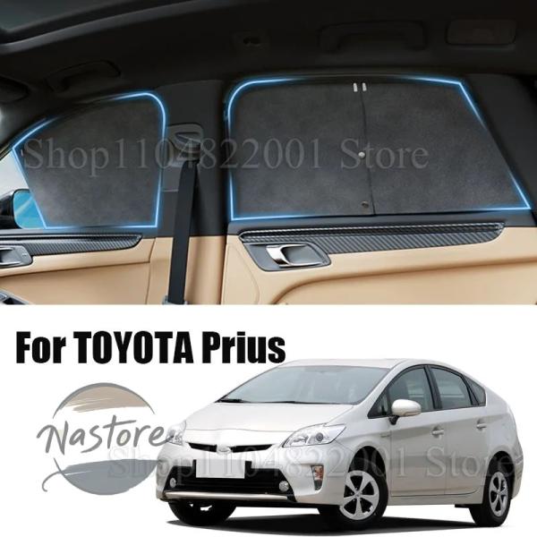 トヨタ カバー トヨタ PRIUS 2003-2022 ダブルレイヤーマグネット式カーサンシェードカーテン サイドウィンドウプライバシー