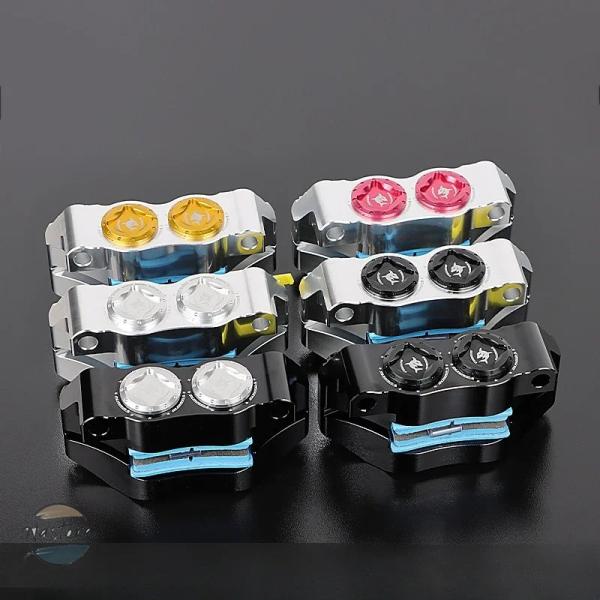 バイク フロント ブレーキ 汎 レーシングキャリパー 100mmロックポイント 4ピストン n1s/u+b e80 n70 部品 カスタムパーツ アクセサリー
