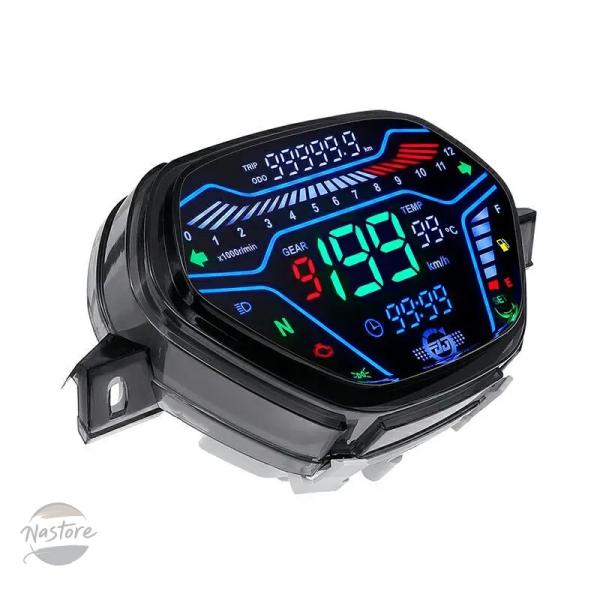 バイク デジタルスピードメーター LEDダッシュボード RPM EX5 CLASS1 CX DX ホンダ WAVE100 CD100 ALPHA