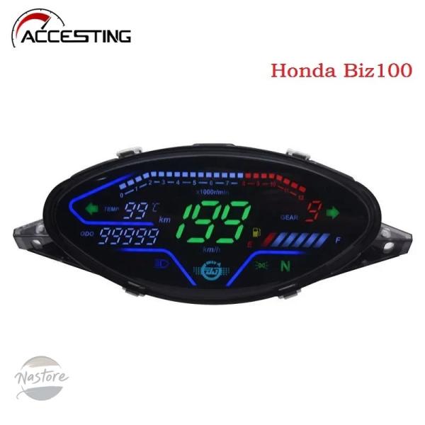 ホンダ バイク ホンダ ビズ 100 C100 1998-2005 ジレラ スマッシュ フルカブ 110 デジタルスピードメーター LED