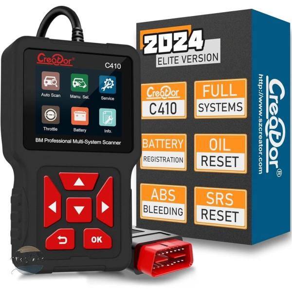 BMW CREATOR C410 スキャナー コード リーダー MINI COOPER OBD2 診断スキャン ツール ABS 付きマルチ システム診断スキャン