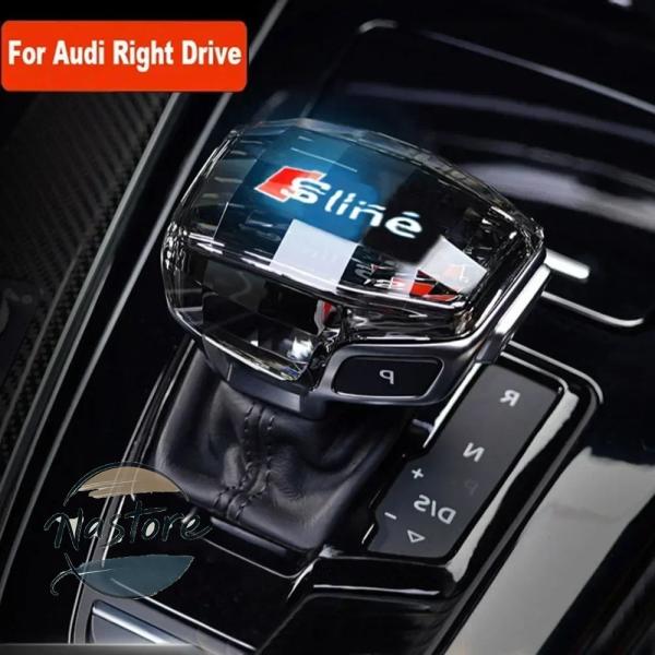 アウディ audi カバー ハンドル q7 a6 sq5 a5 a4 s4 rs5 rs6 a7 sq8 2016-2022 右 クリスタル ギアシフトノブ ギアレバー