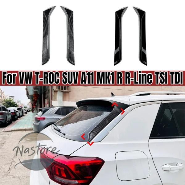 a11 リア キット スポイラー サイドスポイラー リップ カスタム アクセサリー ウィンドウサイド ボディ vw t-roc suv mk1 r r-line tsi tdi 2017-2023
