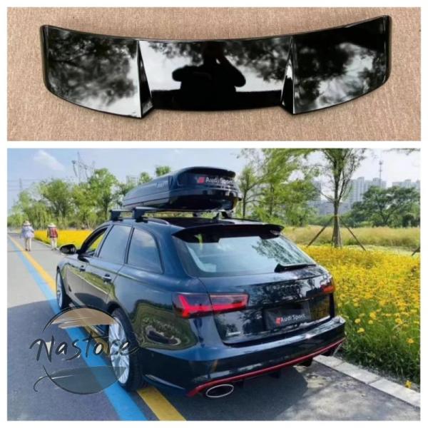 アウディ audi a7 リア スポイラー absプラスチック製 c8 avant 2011-2023 sayap belakang a6 allroad 部品 カスタムパーツ アクセサリー