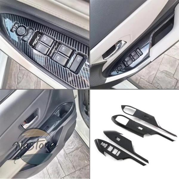 トヨタ 2022 2023 VELOZ AVANZA ウィンドウリフト ライズスイッチ パネル デカール アクセサリー