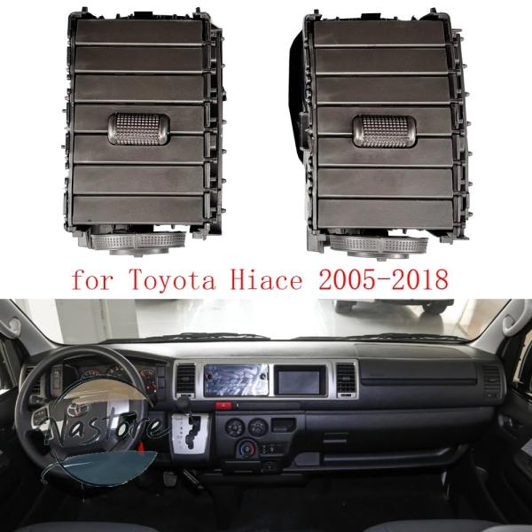 HAOCHEN トヨタ ハイエース エアコン 吹き出し口 ダッシュボード AC 吹き出し口 2010 2006 2008 2009 2012 2015 2017 ハイエース エア グリル