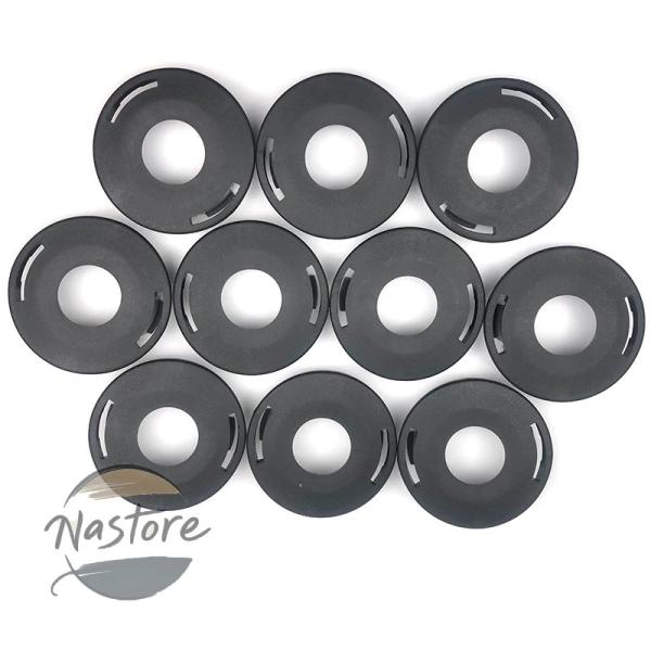 10個トリマーヘッドベースカバー キャップ STIHL STIHL 25 2 FS55 FS70 FS76 FS80 FS100 FS85 FS120 AUTOCUT 25 2 トリマーヘッドパーツ