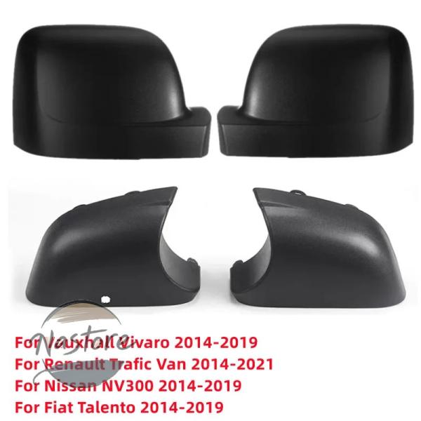 VAUXHALL VIVARO RENAULT TRAFIC FIAT TALENTO VAN 2015 2018 ペア 交換 リアビューサイドミラー カバー カーアクセサリー