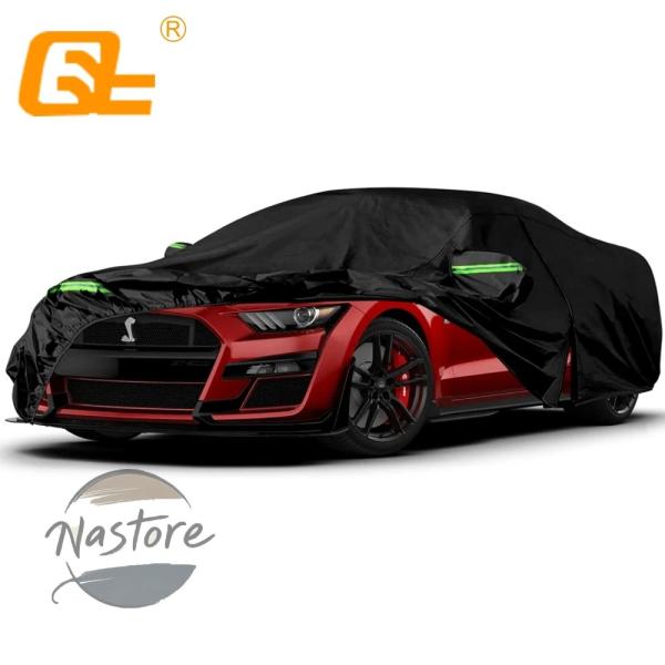 防水 カーカバー 2005 2024年式 フォード マスタング対応 ジ??ッパードア/防風バンド付き 雪雨埃雹対策