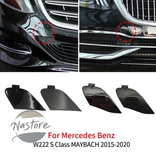 メルセデス W222 MAYBACH 車 フロント バンパー 牽引フックカバー キャップアクセサリー ブラック ベンツ S クラス MAYBACH S480 S680 2228853600