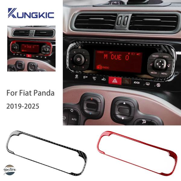 フィアット 中央スクリーン フィアット パンダ2013 2019 24 2025 LHD RHD 制御 トリム カスタム パーツ パーツ アクセサリー