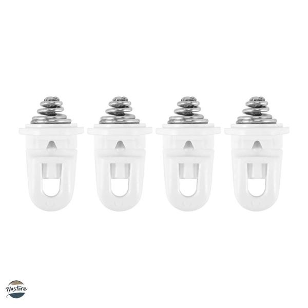 プジョー 407 407SW 607 シトロエン C5 743712 フロント バンパー 固定クリップ 4個