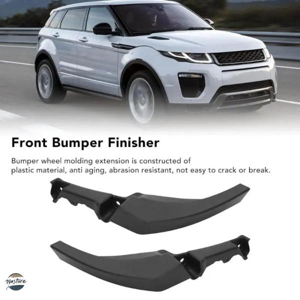 交換用カーフロントバンパーフィニッシャー LR028550 LR028551 Evoque 2012-2015 バンパーホイールモールディングエクステンションブラケット